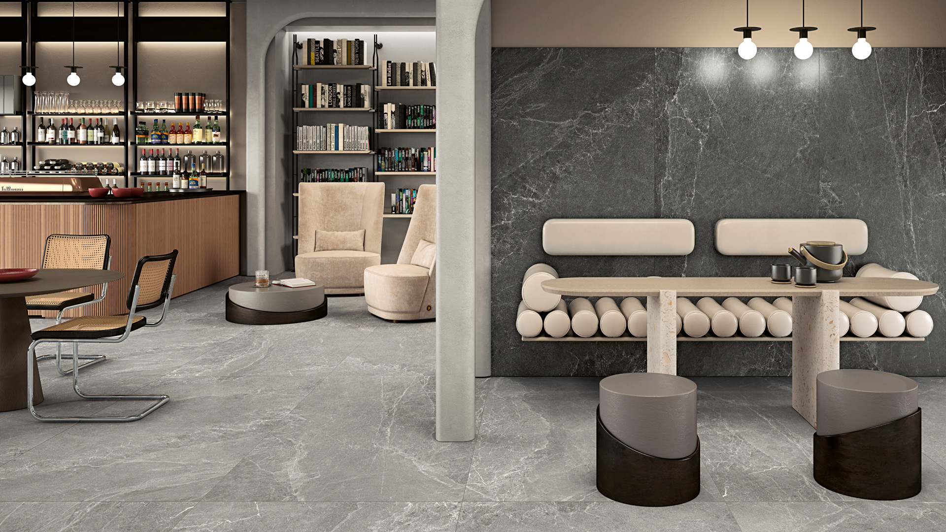 Clerkenwell Design Week 2024 - Porcelain tiles and Kerlite for Floors and Walls