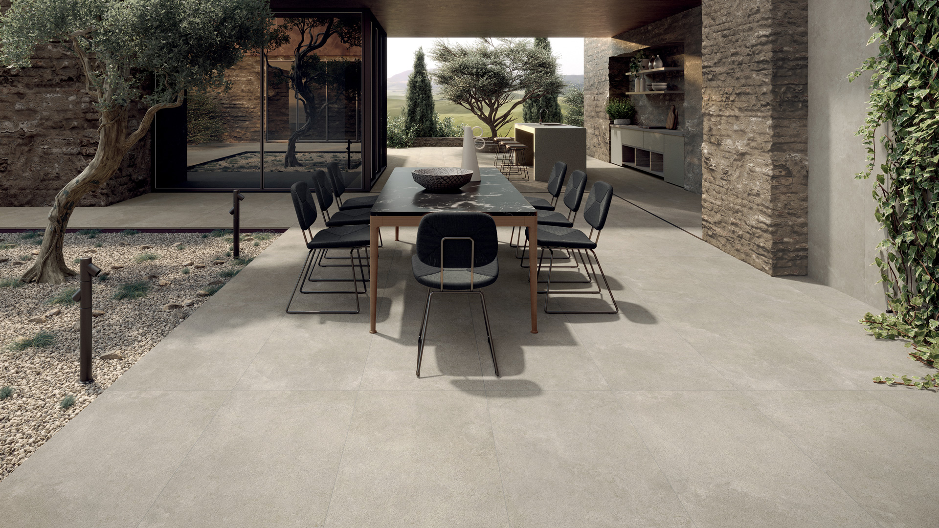Brown is the new black - Porcelain tiles and Kerlite for Floors and Walls