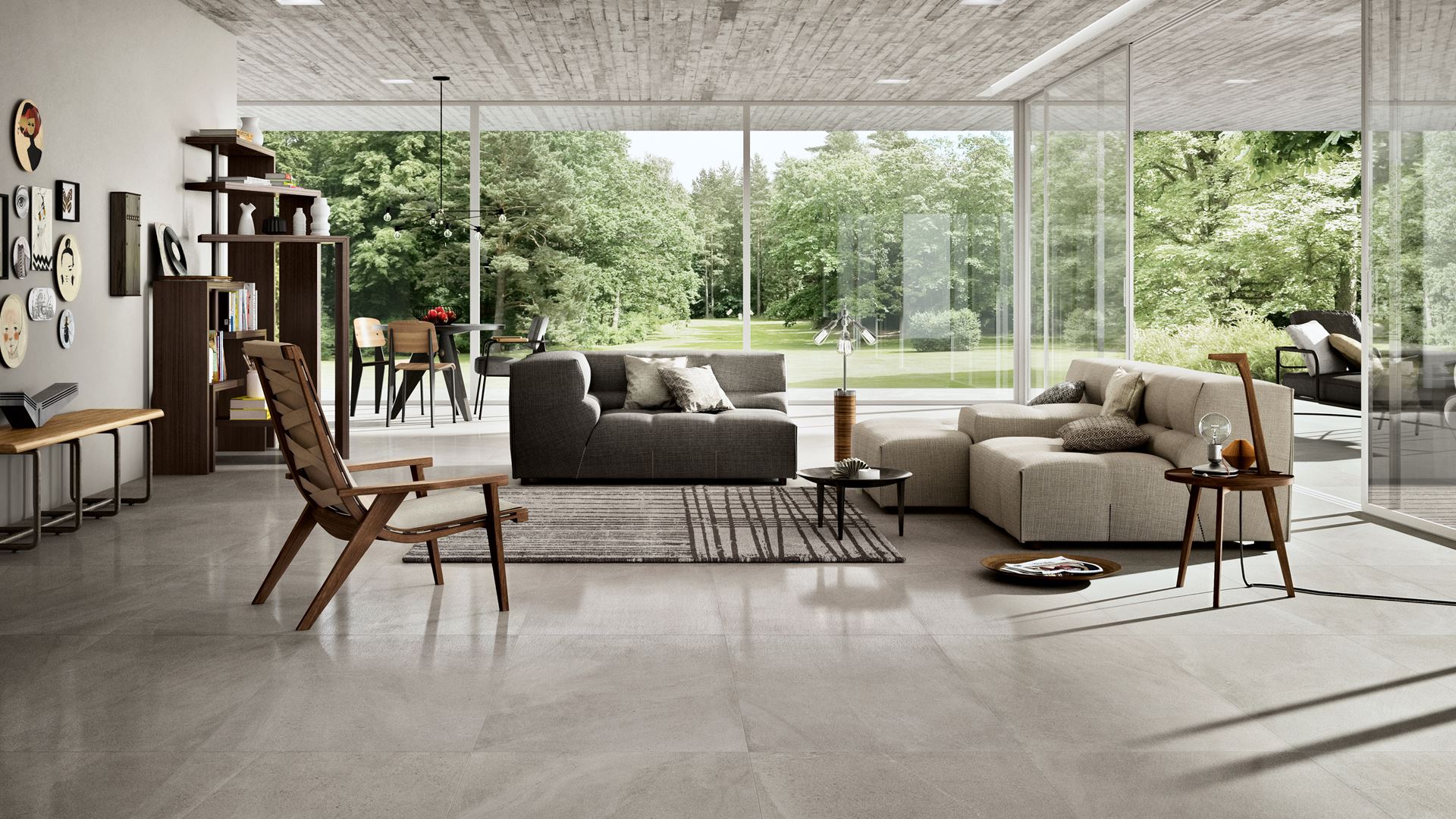 Stone - Porcelain tiles and Kerlite for Floors and Walls